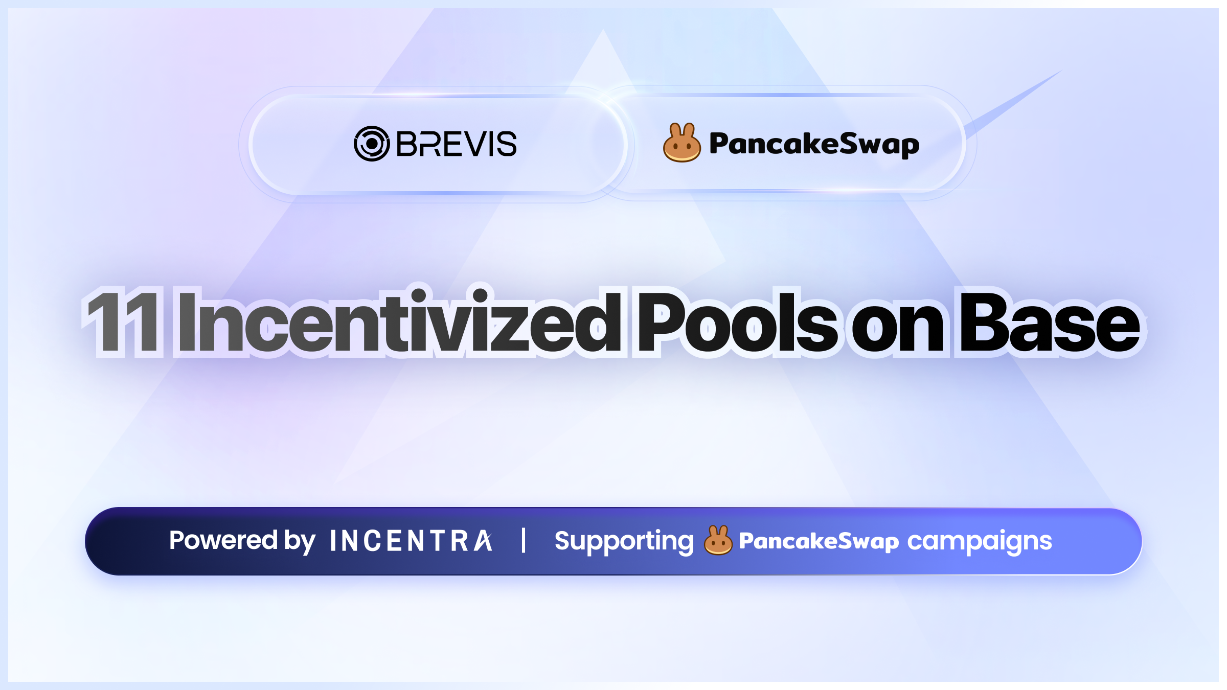 PancakeSwap Launches Incentra Campaigns for Base Liquidity Providers – Brevis Network© 2023